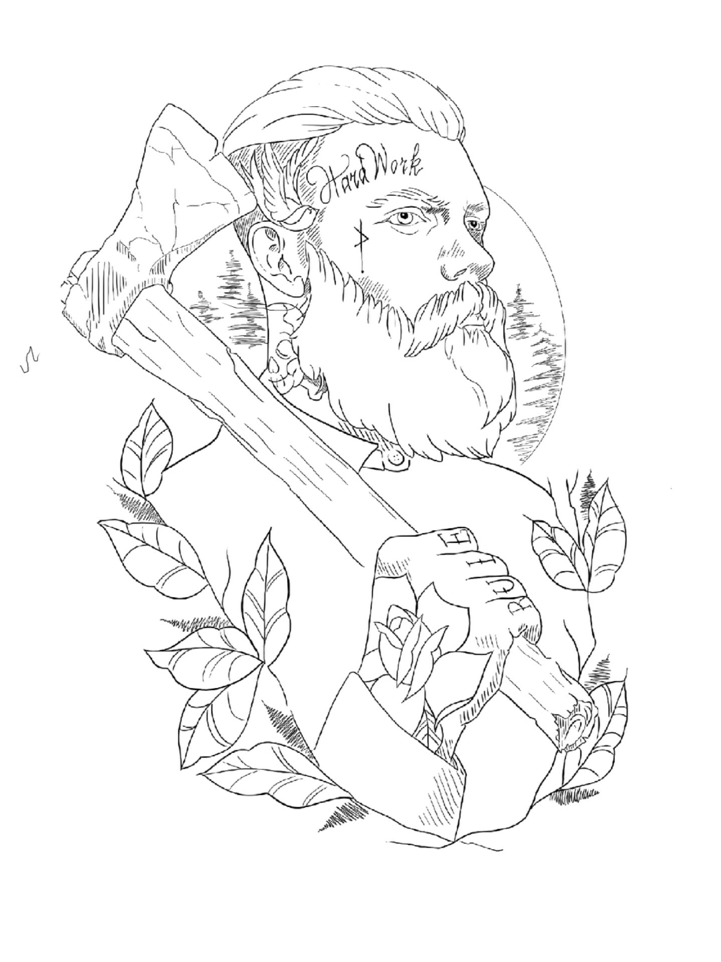 Lumberjack €450 – Hell Tattoo Leuven