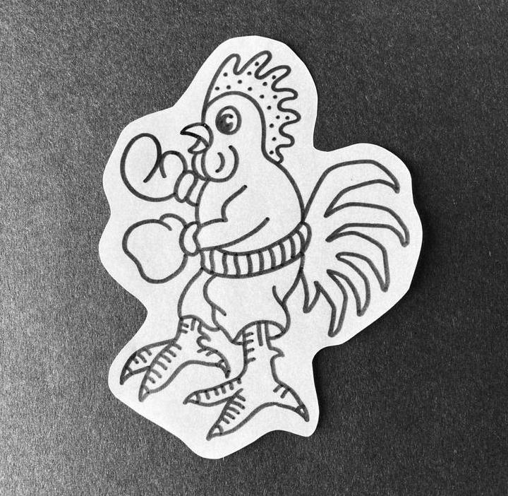 Rooster 2 €200 – Hell Tattoo Leuven